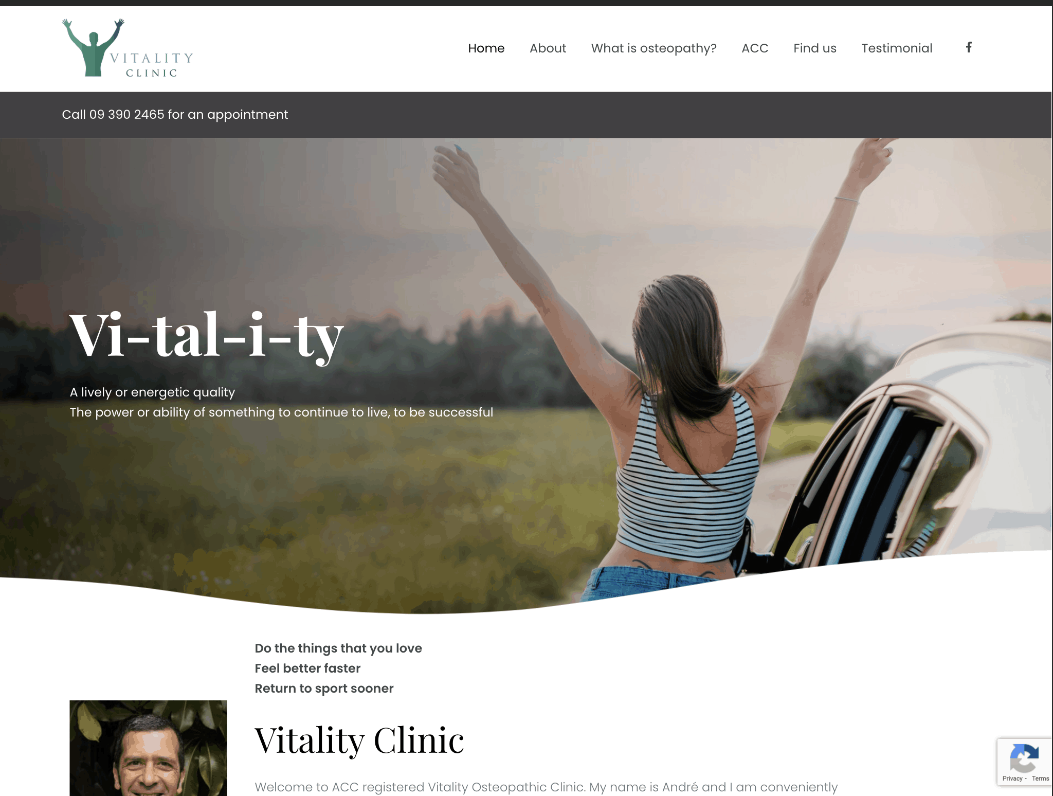 A fresh look for Vitality clinic – Mergodon Pty Limited